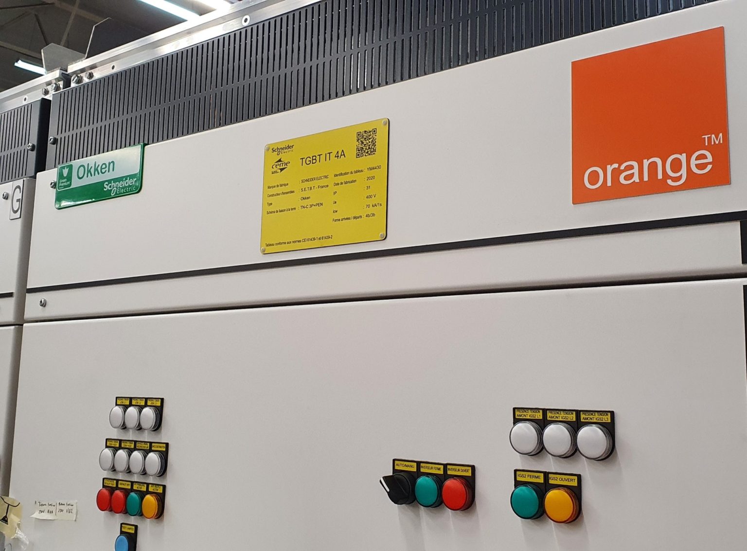 Chantier DC2020 d'Orange Episode 5 : la réception usine des TGBT et des ...